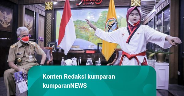 Atlet Taekwondo Belia Asal Ungaran Perlihatkan Jurus, Bikin Ganjar ...